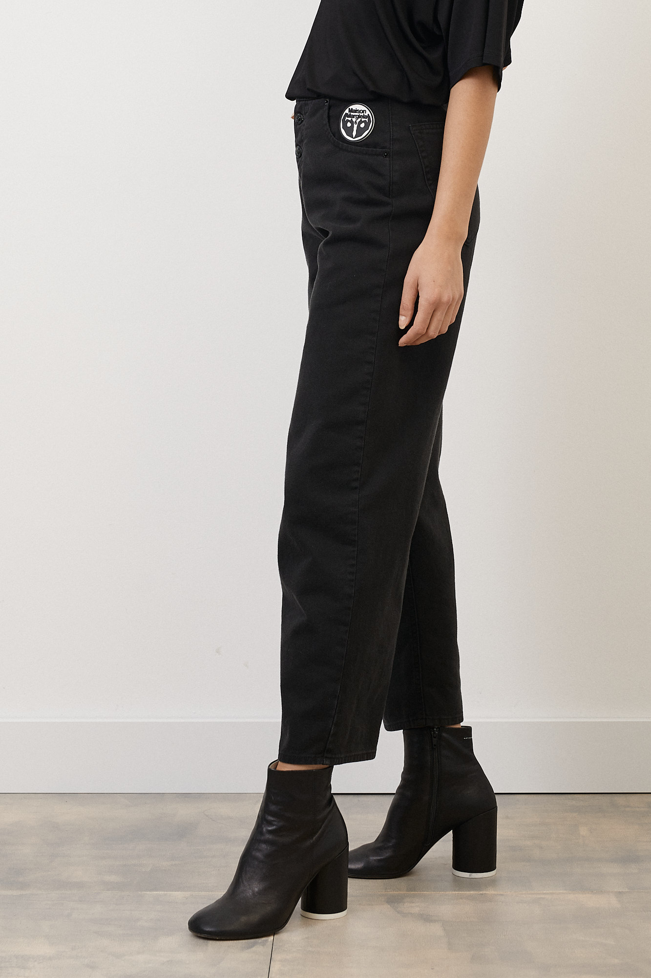 maison margiela mm6 pants 5 pocket black › jeans | soul-sister