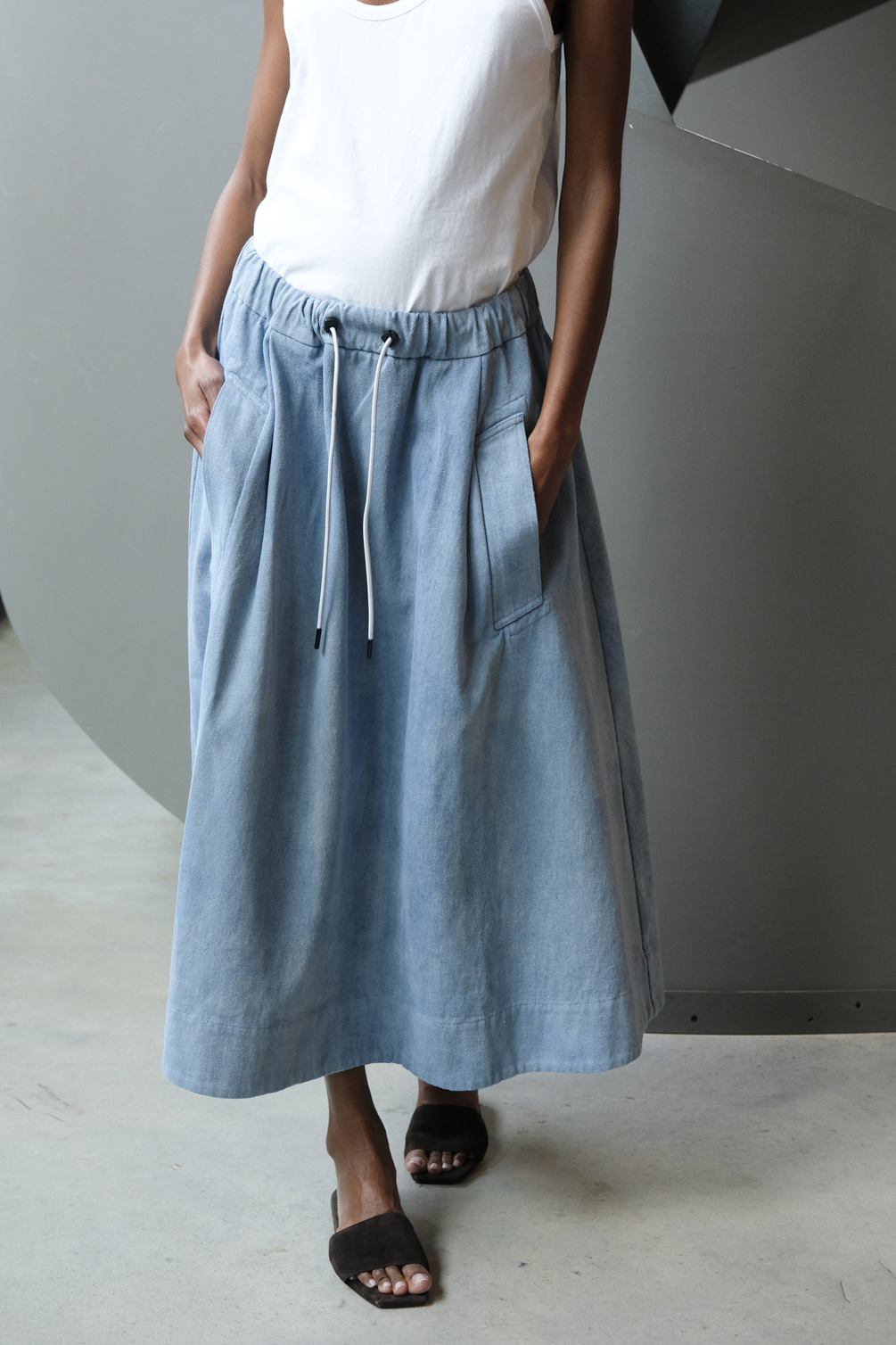 girls of dust meadow skirt denim blue › rokken | soul-sister