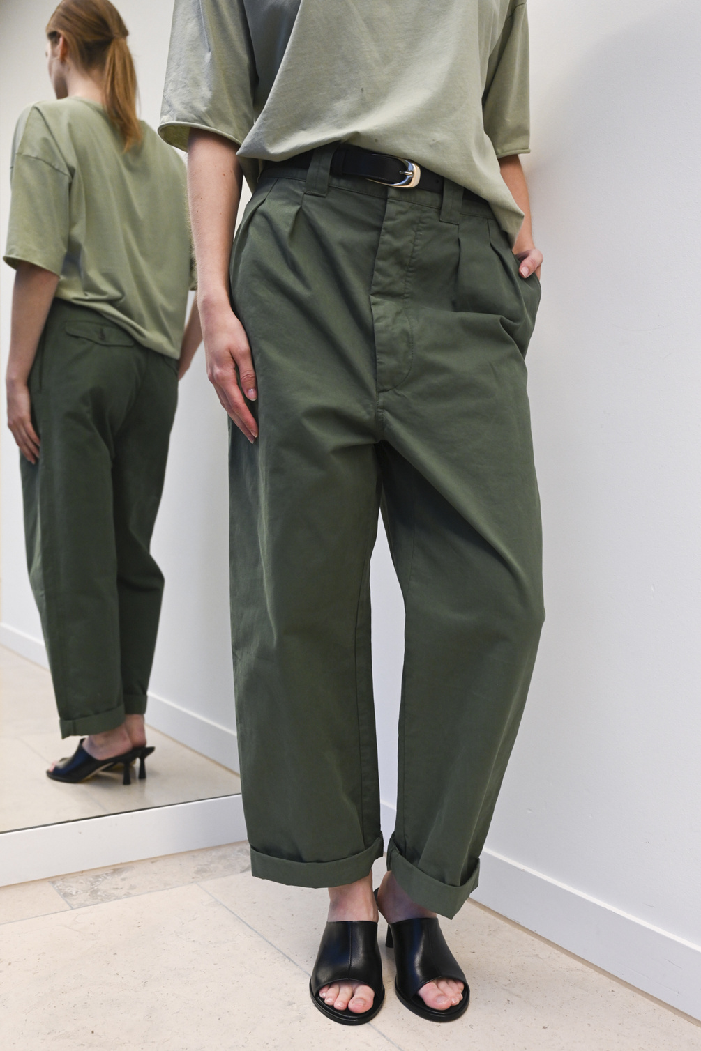 girls of dust officer chino grape leaf › casual broeken | soul-sister